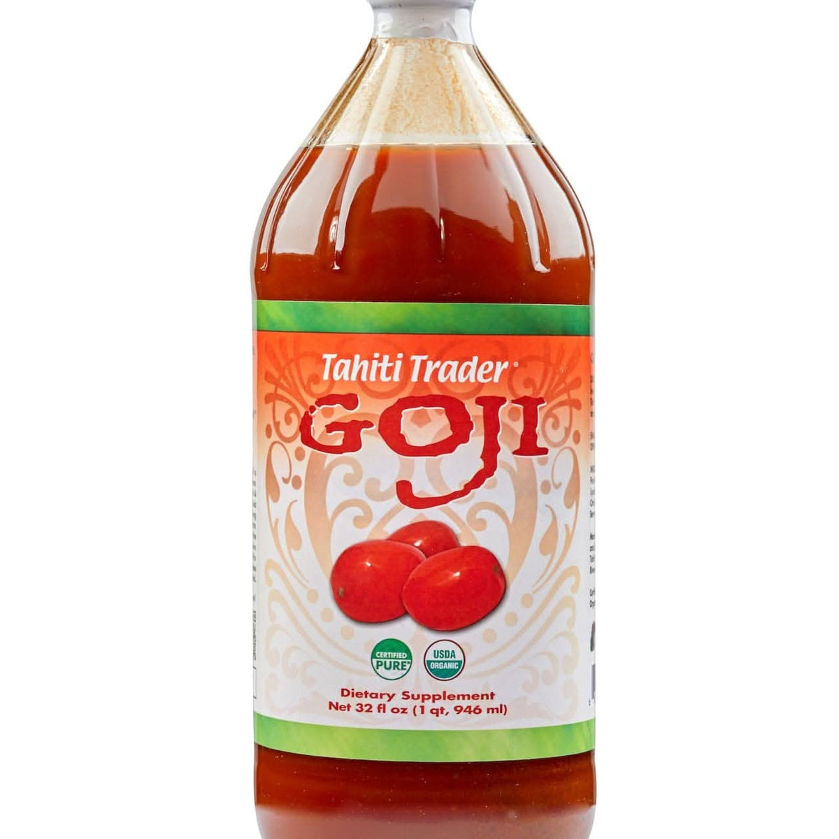 Organic Goji Juice 32 oz | Tahiti Trader